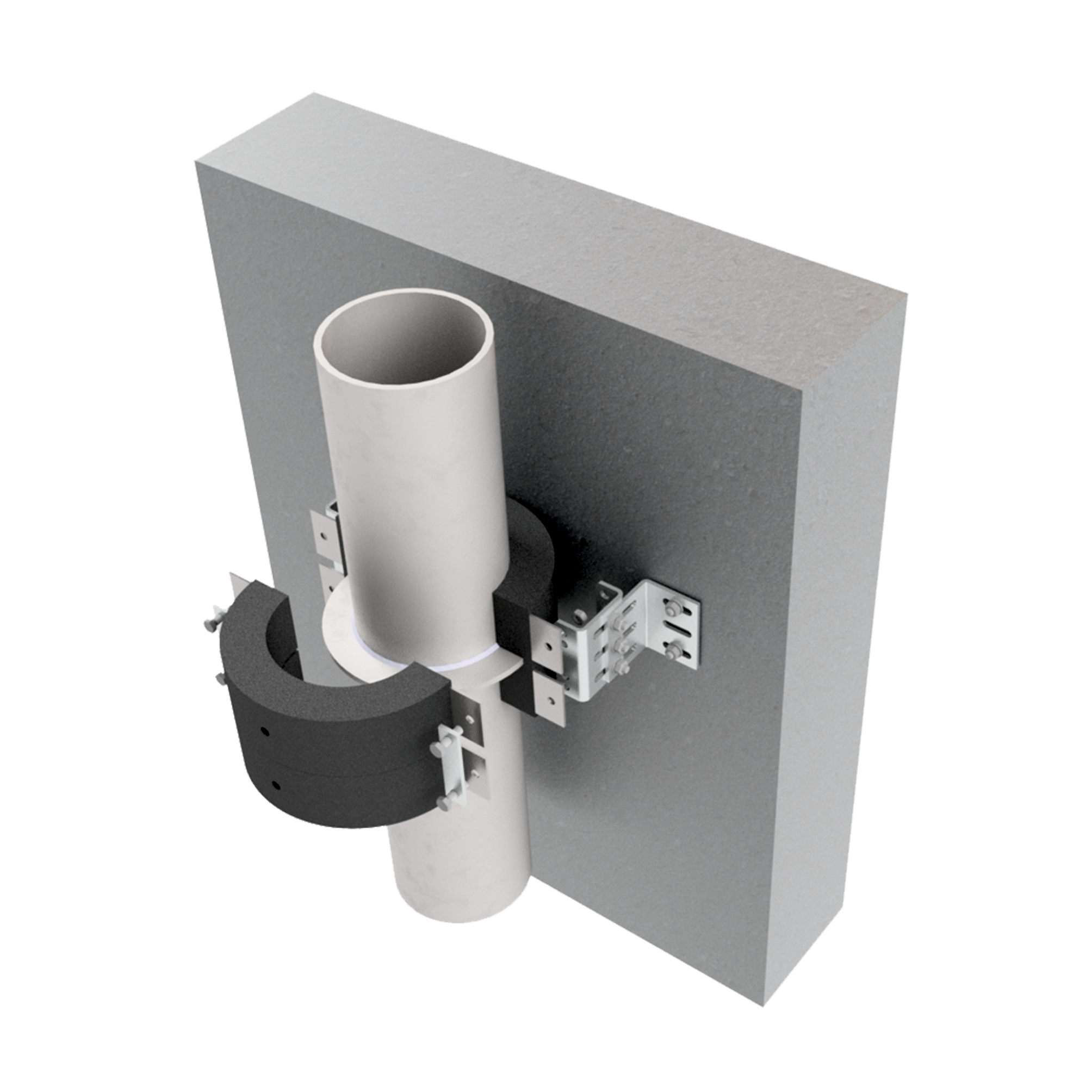 MÜPRO | Anchor point pipe clamps type 170 FL