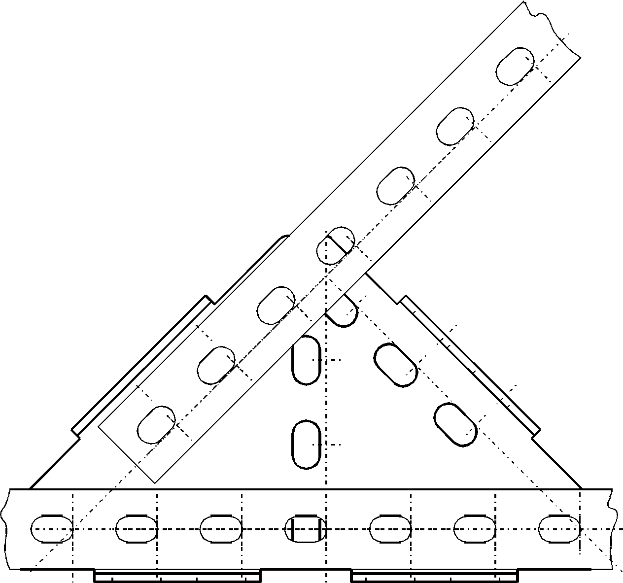 MÜPRO | Construction brackets 280 x 164 x 4 mm | V2A