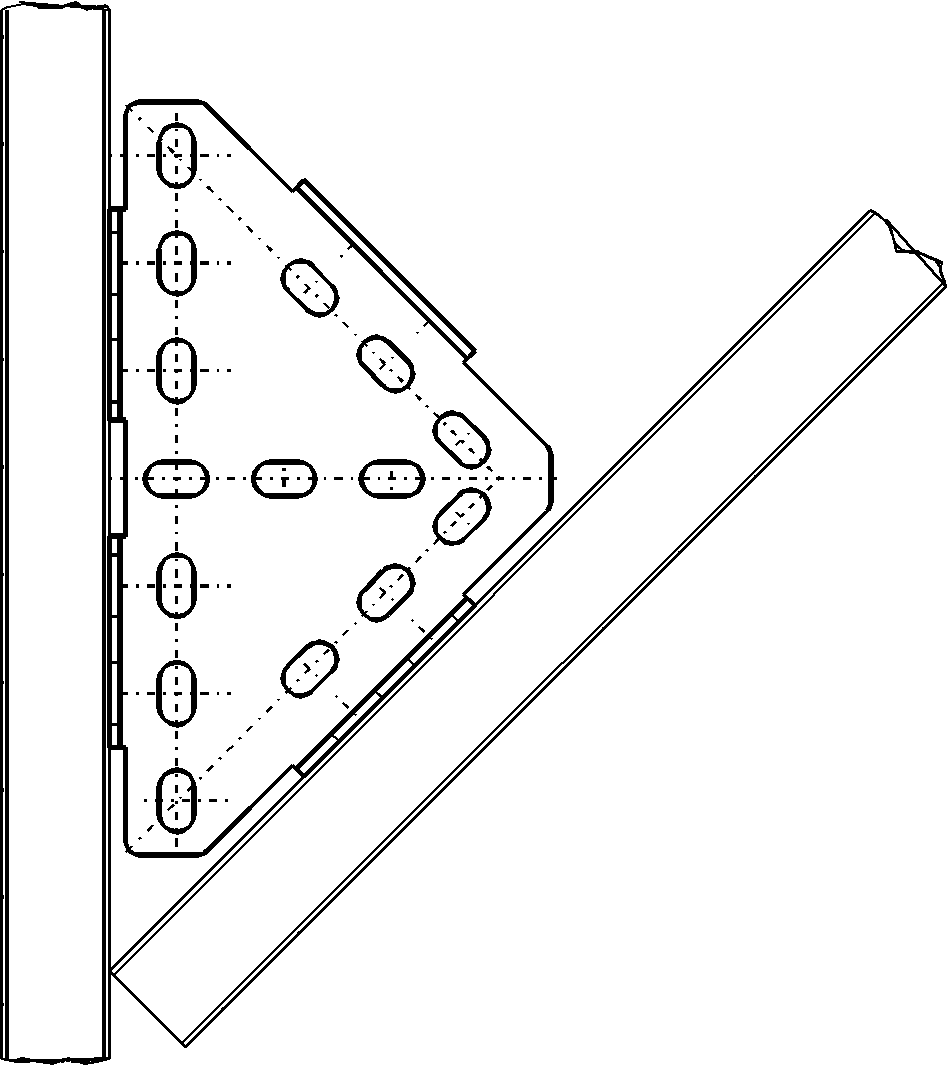 MÜPRO | Construction brackets 280 x 164 x 4 mm | V2A